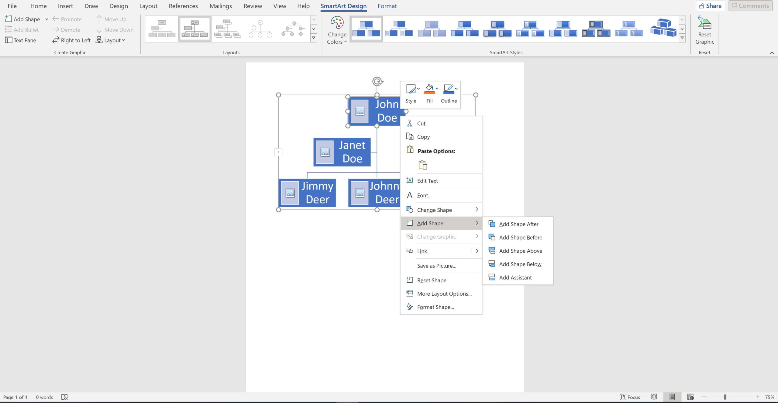How To Create A Family Tree Chart In Word Printable Form Templates 